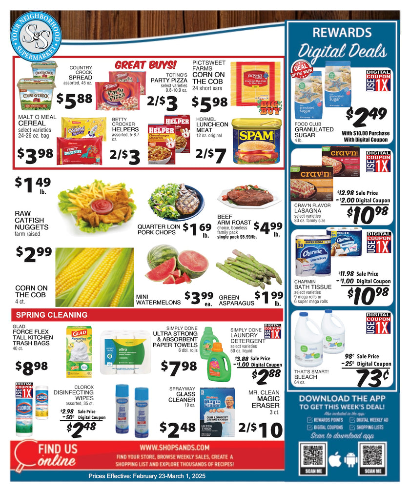 Weekly Ad – S&S Supermarket