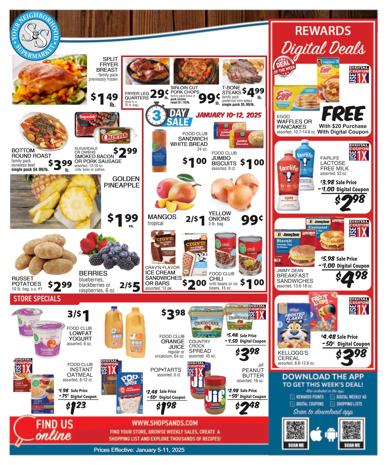 Weekly Ad – S&S Supermarket
